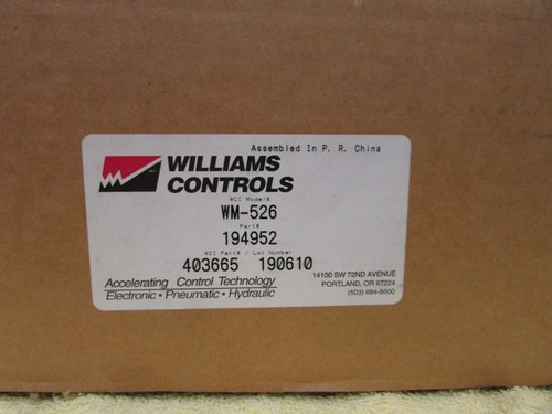 Williams Controls WM-526-350826, Electronic Throttle Pedal ASSY, 3wires ...