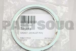 9091706067 Genuine Toyota GASKET, EXHAUST PIPE 90917-06067 | eBay