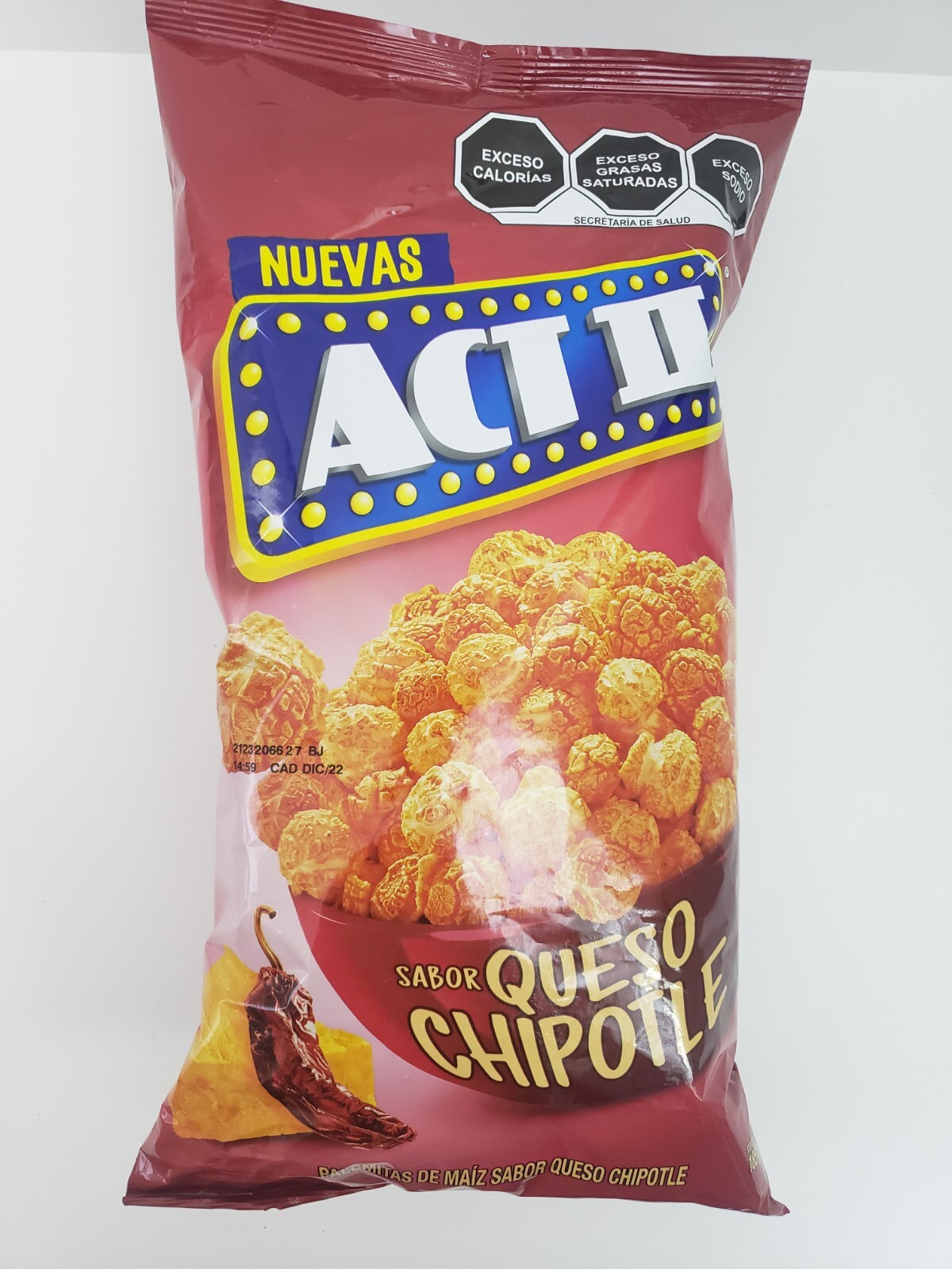 Popcorn Cheese Chipotle/ Palomitas Sabor Queso Chipotle 185g Act 2 | eBay