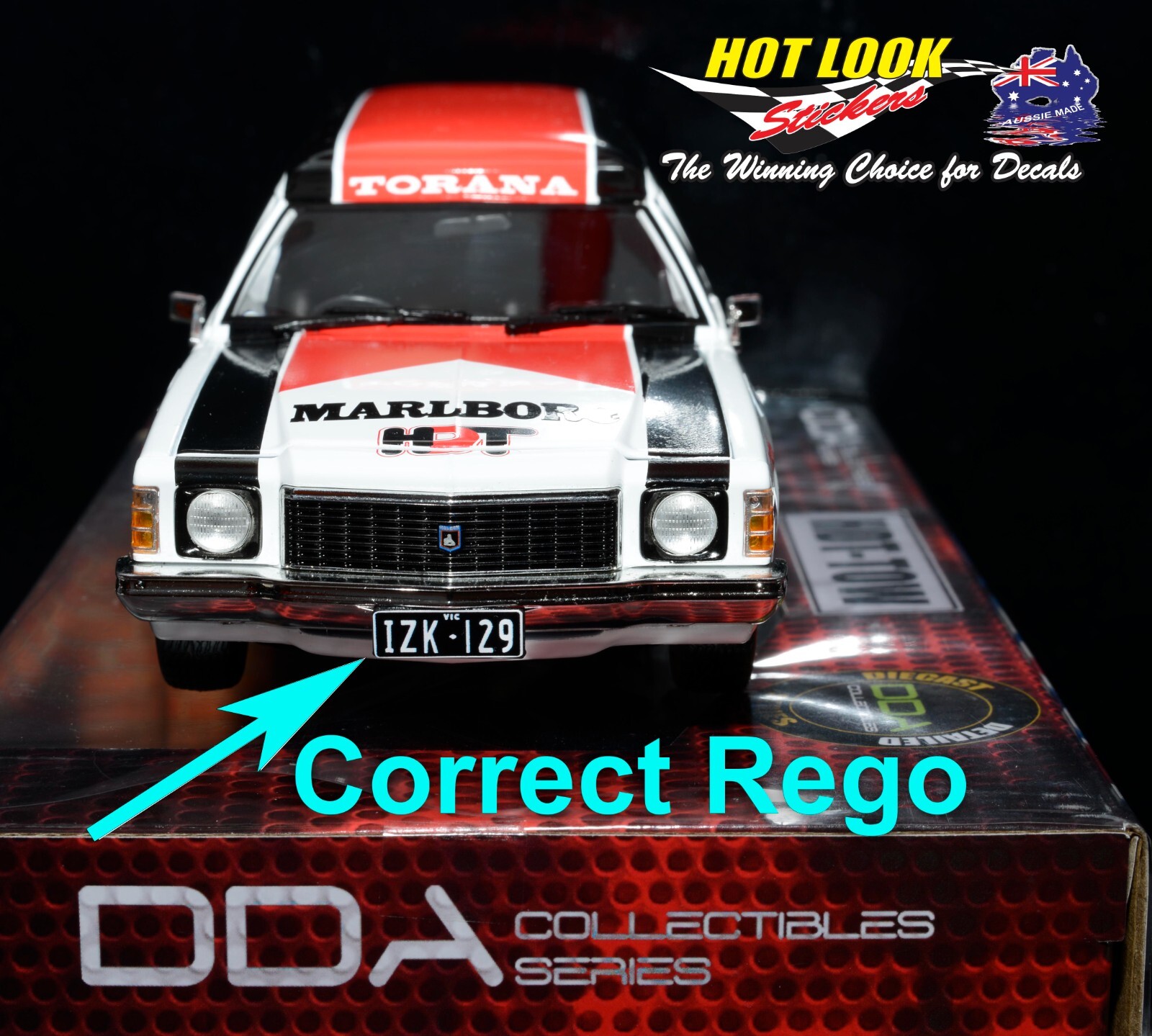 1:24 DDA Missing Decals to suit Brock HJ Holden HDT Service Vehicle ...