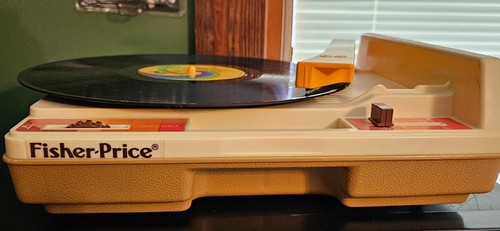 Fisher Price 1978 Portable Turntable Phonograph Record Player Toy Plug ...