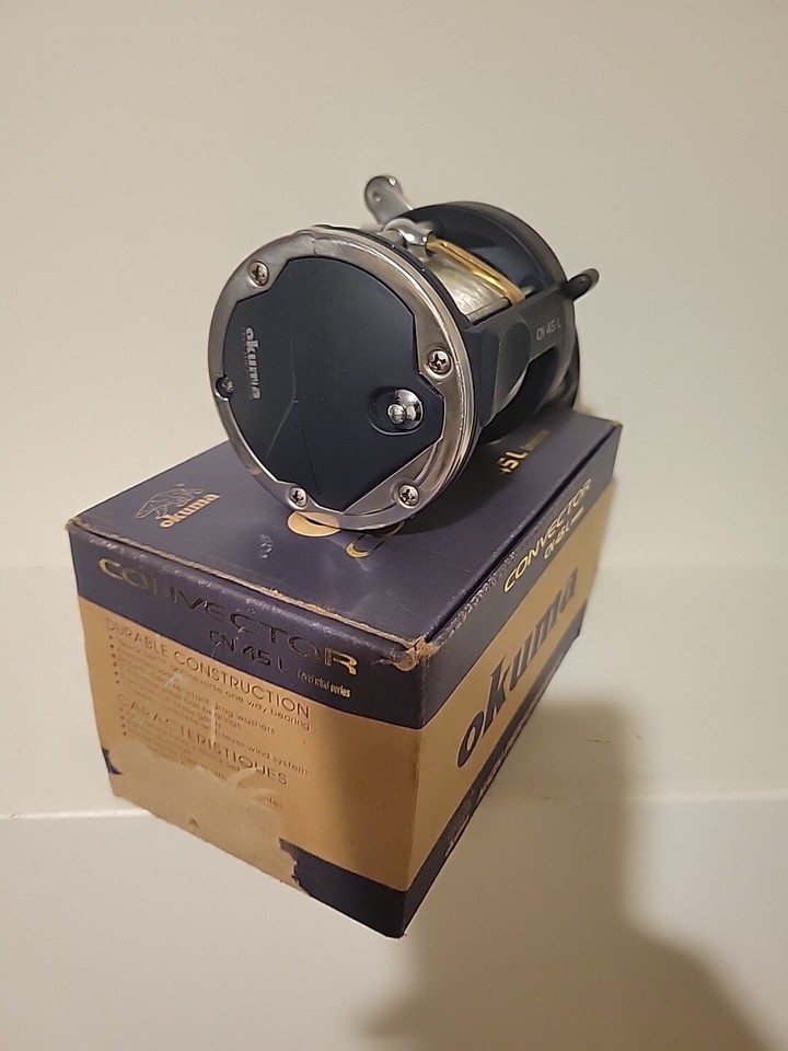 OKUMA CONVECTOR CN 45L LEVEL WIND TROLLING MULTIPLIER SEA FISHING REEL ...