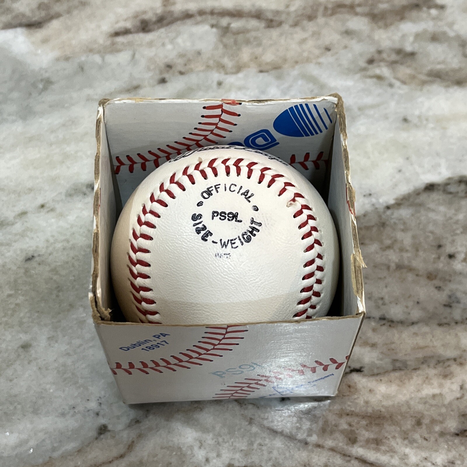 Vintage Dudley PS-9L Steel Center Baseball in original box Unknown ...