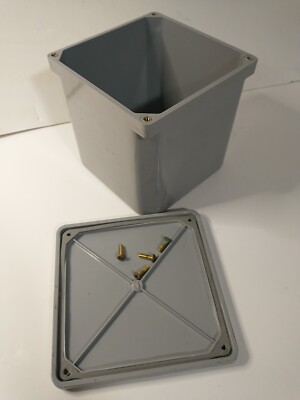 Scepter JB666 Wet Location Water Tight Junction Box Enclosure 6" x 6" x ...