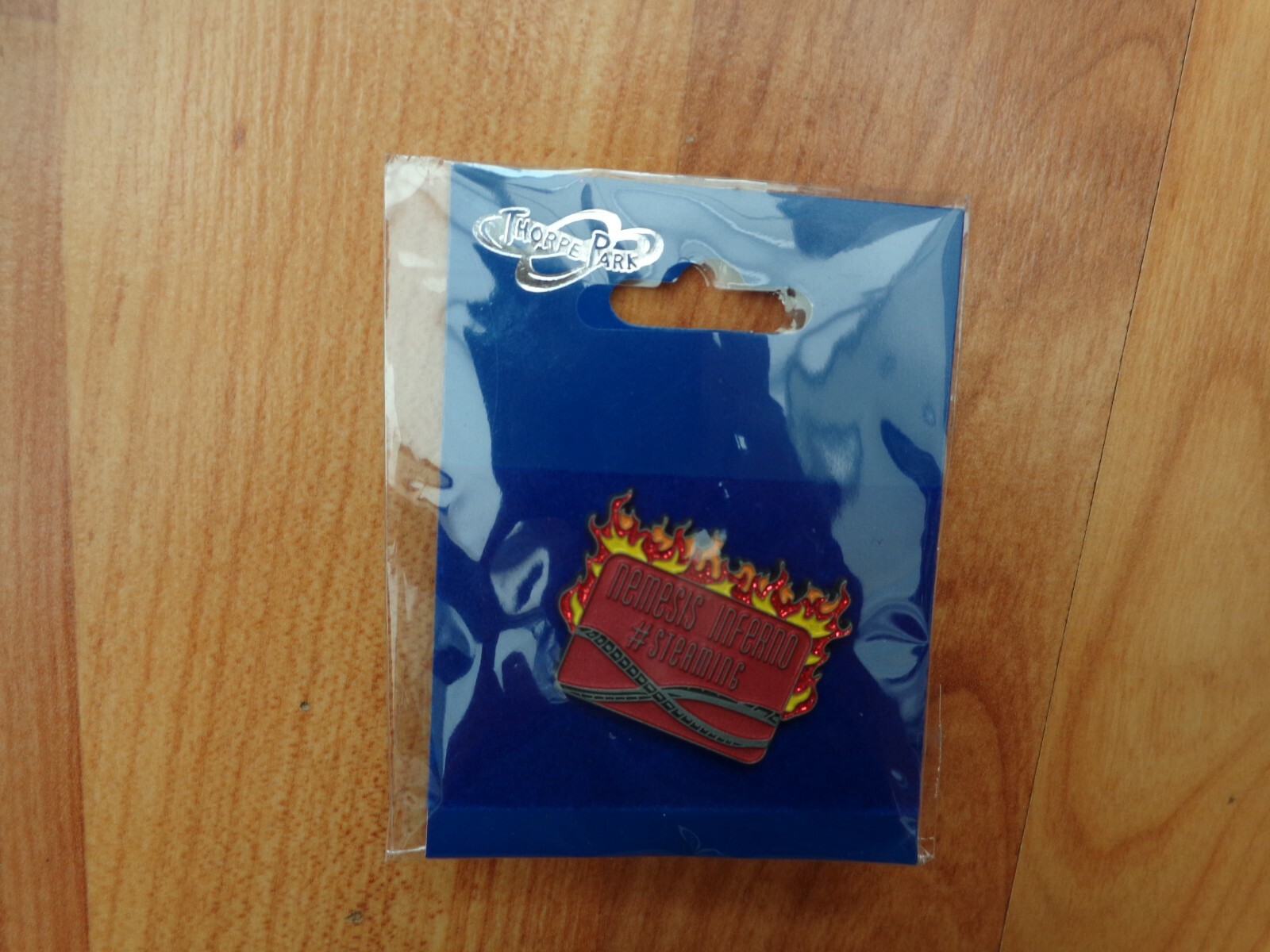 THORPE PARK RESORT - NEMESIS INFERNO #STEAMING ENAMEL PIN BADGE 2019 ...