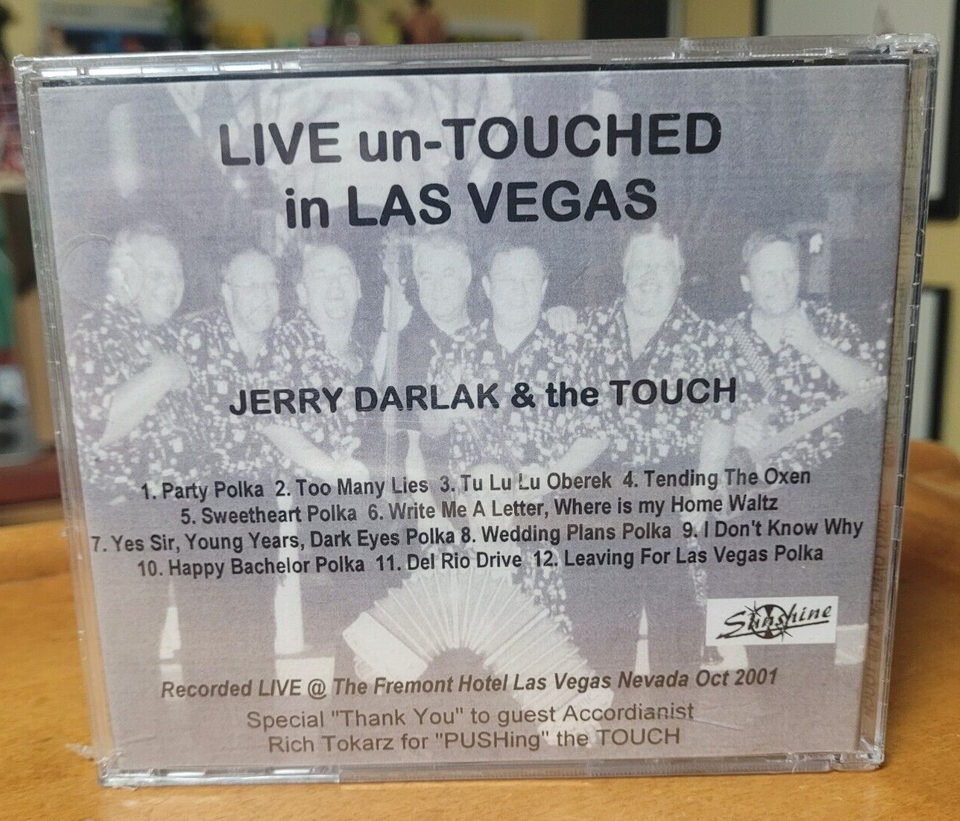JERRY DARLAK & THE TOUCH BAND POLISH POLKA CD Live in Vegas Untouched ...