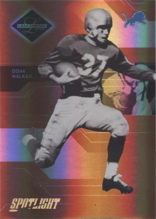 2005 Leaf Limited - Doak Walker #109 Spotlight Bronze /100 for sale ...
