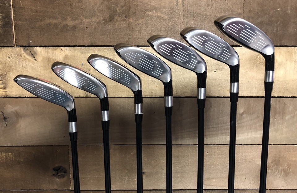DEMO Left Handed Senior Mens Majek Golf All Hybrid Set #4-PW A Flex 945 ...