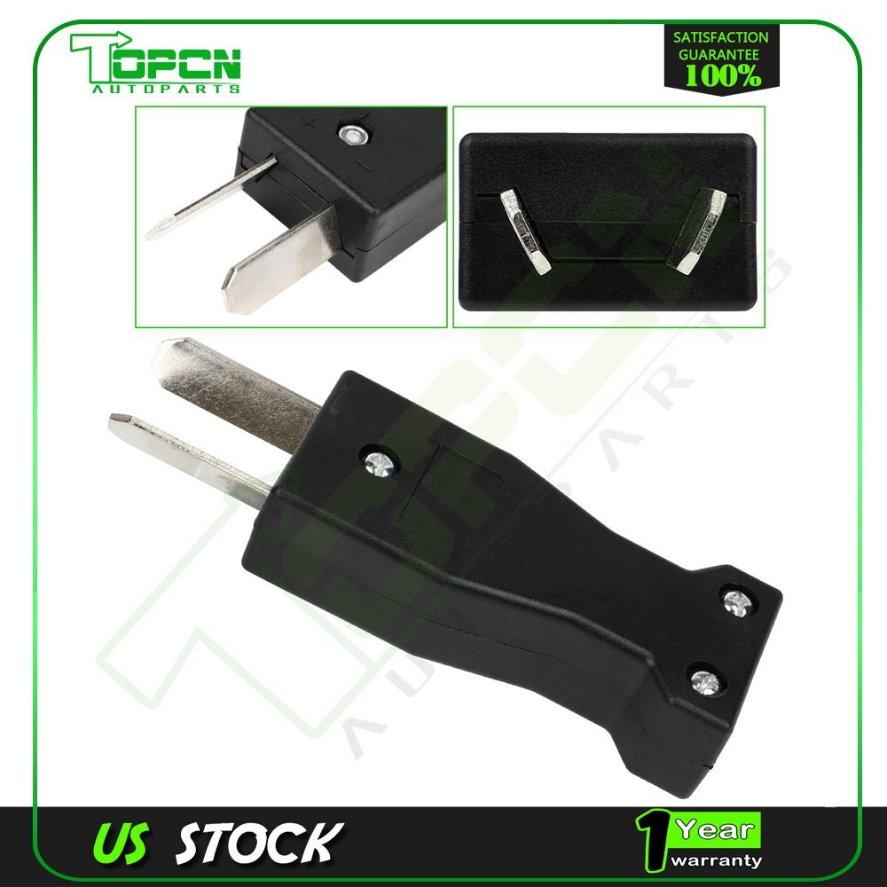 Black Crow foot Charger Plug For EZGO Club Car Two Prong Golf Cart 36V ...