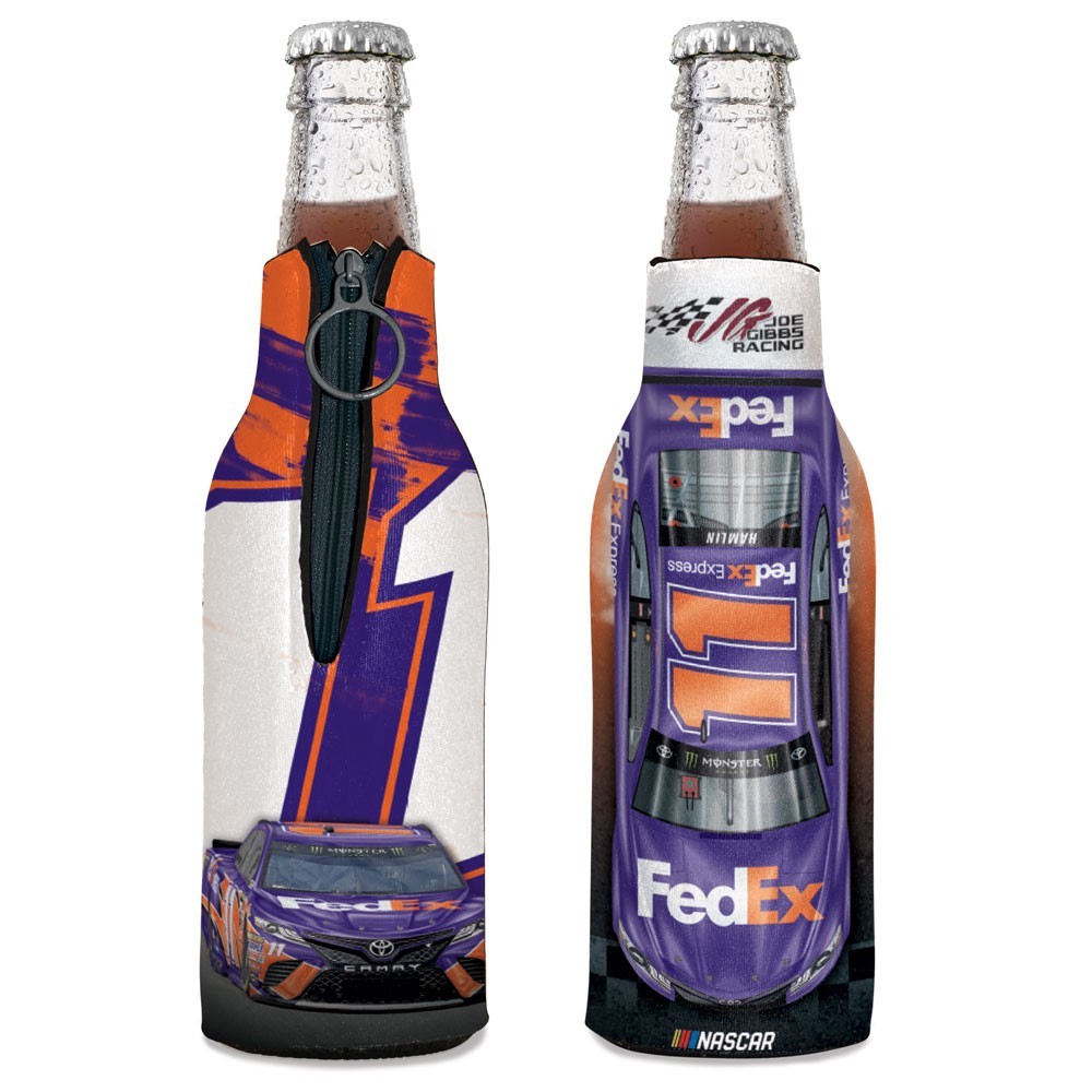 Denny Hamlin 2018 Wincraft #11 FedEX Express 12oz Bottle Cooler FREE ...