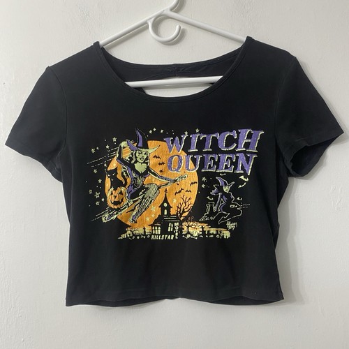Killstar x Vince Ray Crop Top Queen Witchy Emo Punk Goth Gothic Medium ...
