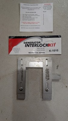 BRAND NEW GENERATOR INTERLOCK KIT # K-1010 RESIDENTIAL SERIES | eBay
