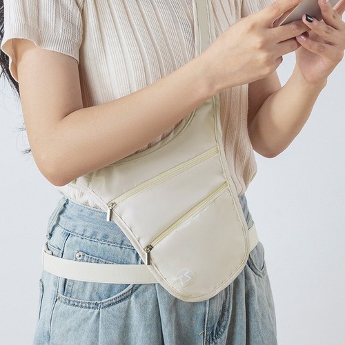 Travel Hidden Waist Bag Sports Phone Anti-theft Belt Bag Ultra-Thin ...