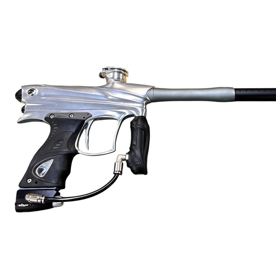 Used Dye DM9 Paintball Marker w/ Case - Silver | eBay