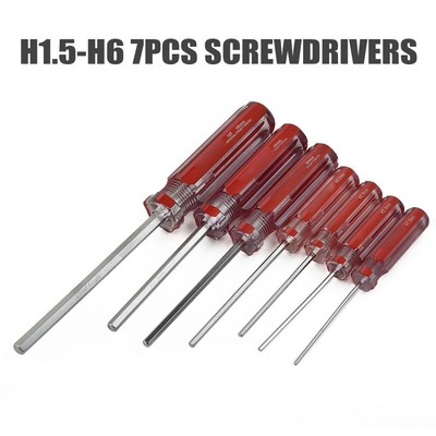 Premium 7 Piece Hex Screwdriver Set for DIY Enthusiasts and ...