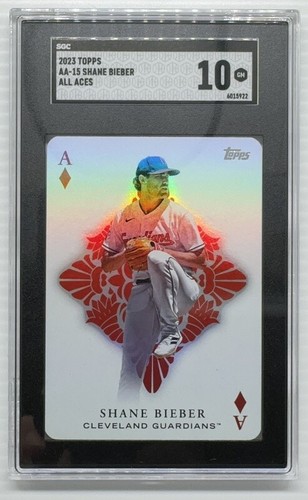 2023 Topps Shane Bieber All Aces #AA-15 SGC 10 GEM MINT Guardians (22 ...