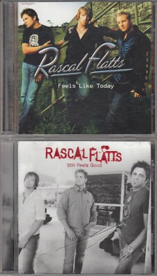 CD Lot x2 - RASCAL FLATTS - Feels Like Today / Still Feels Good - Take ...