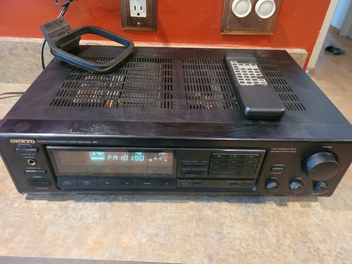 Onkyo Tuner Amplifier TX 8210 + RC-296s Remote Works Bundle | eBay