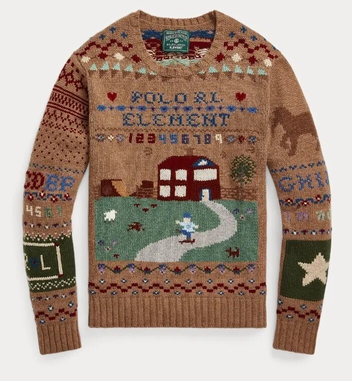 Polo Ralph Lauren X Element Genuine Skate Goods Wool Sweater NWT ...