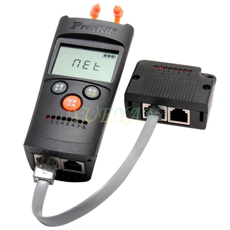 4in1 Fiber Optic Power Meter Cable Tester Visual Fualt Locator LED ...