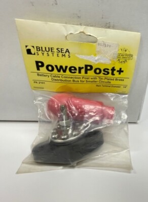 BLUE SEA POWER POST+ BATTERY CABLE CONNECTION WITH TIN-PLATED BRASS P/N ...