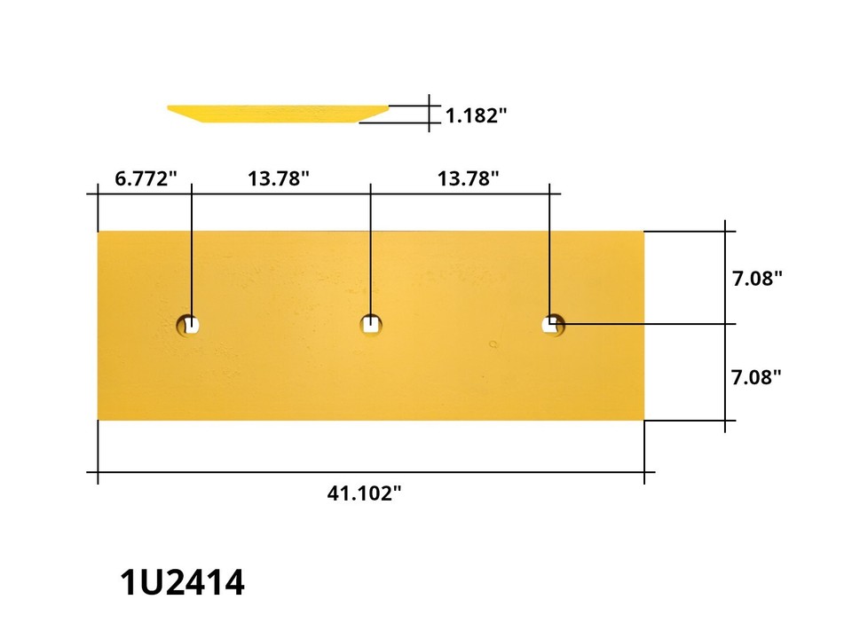 Cutting Edge Set 1U2414, 1U2412, fits many CAT 950-972 High Dump Loader ...