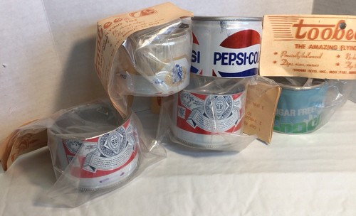 Toobee Vintage 80s Flying Toy Lot Old Tap Beer, Budweiser, Fresca ...