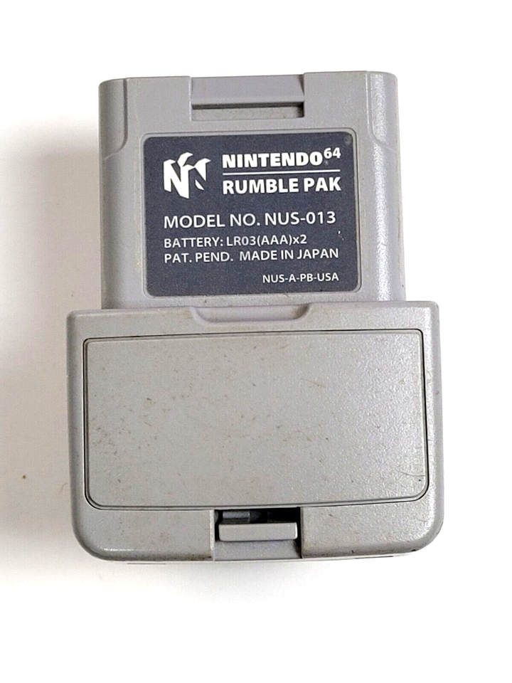 OFFICIAL NINTENDO 64 N64 OEM RUMBLE PAK PACK CONTROLLER SHAKER | eBay