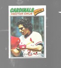 1977 Topps Hector Cruz 624 St Louis Cardinals Baseball Card Vintage | eBay