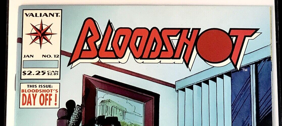 BLOODSHOT Vol 1 No. 12 January 1994 BLOODSHOT'S DAY OFF Valiant Comics ...