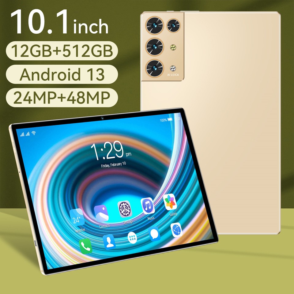 2025 Tablet Android 13 12GB +512GB Tablet PC Dual SIM 4G LTE 5G WiFi ...