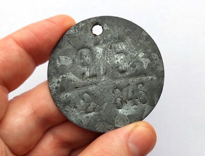 Russian Dog Tag Soviet Japanese War WWII WW2 Red Army original Battle ...