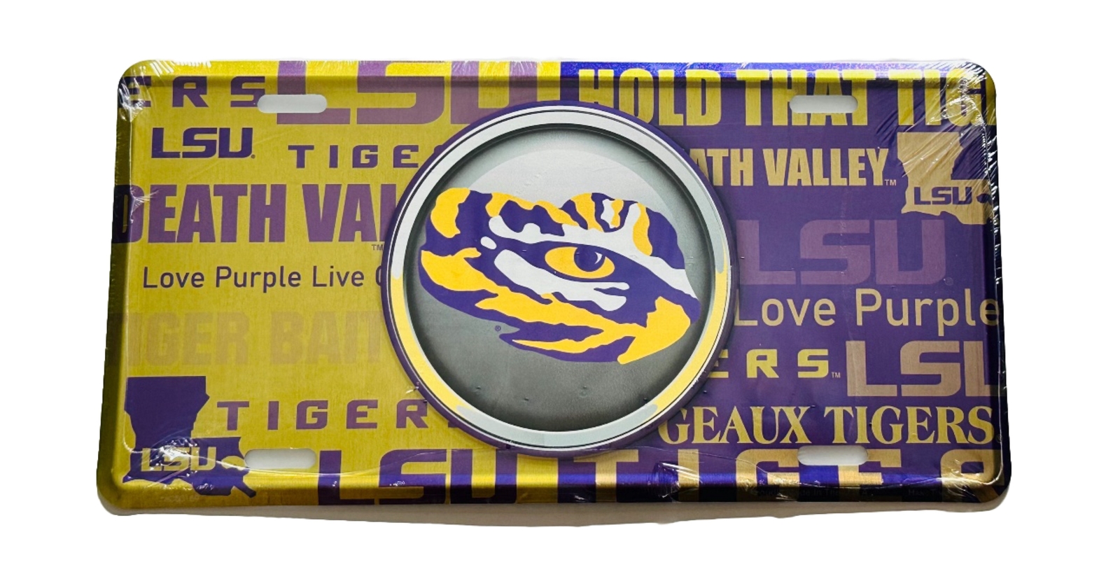 LSU TIGERS METAL ALUMINUM CAR TAG LICENSE PLATE LOGO AUTO CAR TRUCK | eBay