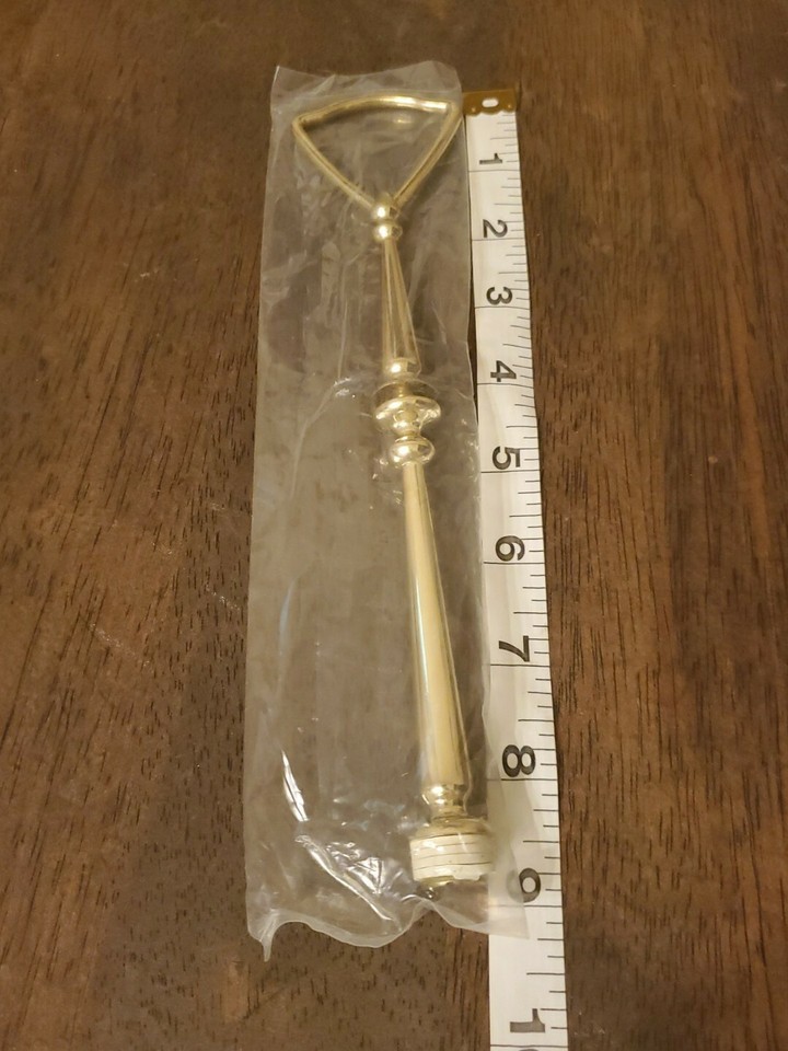 Serving Platter Tidbit Tray Plate Handle Gold Tone Hardware New | eBay