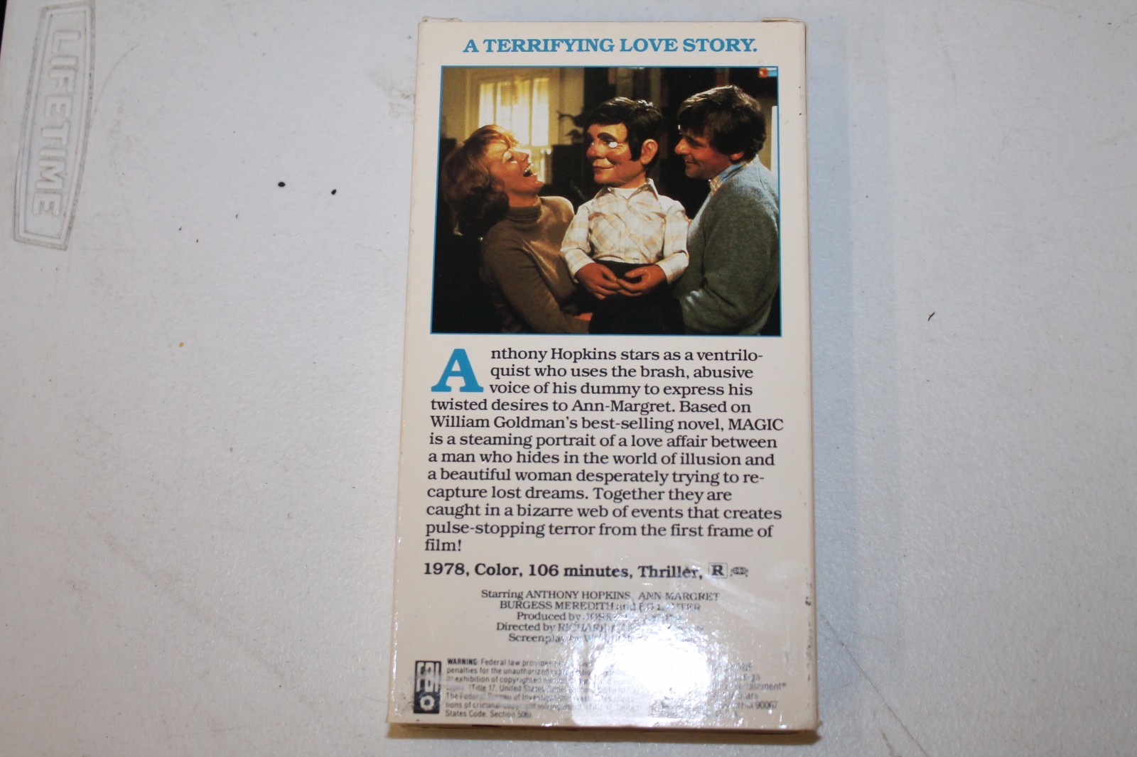 Vintage VHS Tapes Movie Magic 1978 Anthony Hopkins Ann Margret Burgess ...