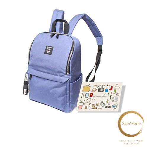 New Lisa Larson Compact Backpack with Eco Bag and Reflective Keychain ...
