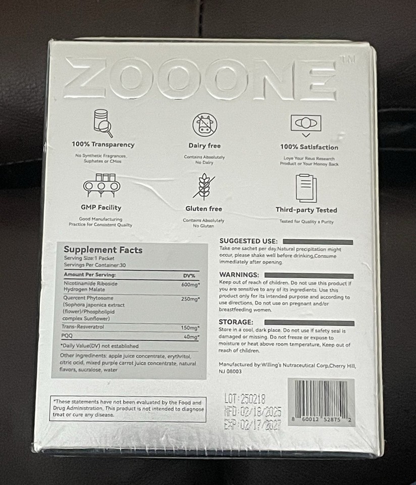 ZOOONE NAD+ 1000mg | eBay