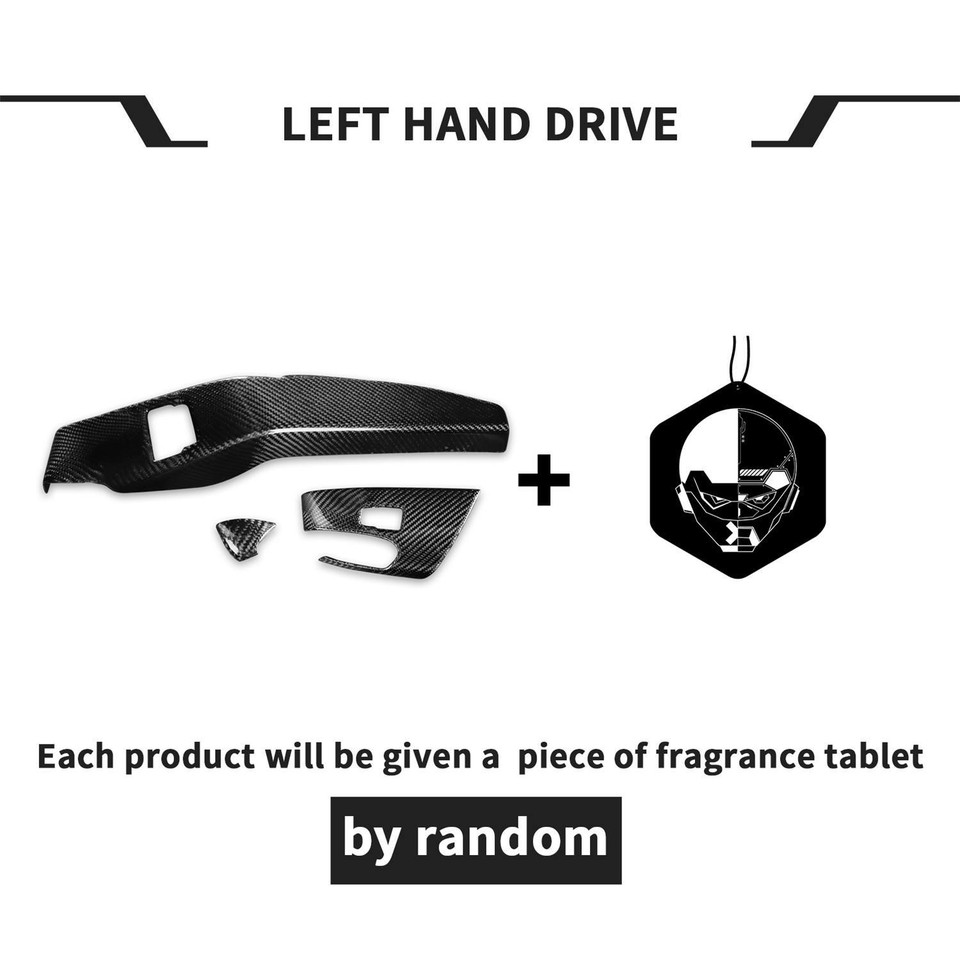 3Pcs/Set Window Lift Switch Panel Carbon Fiber Covers Trim For Corvette ...