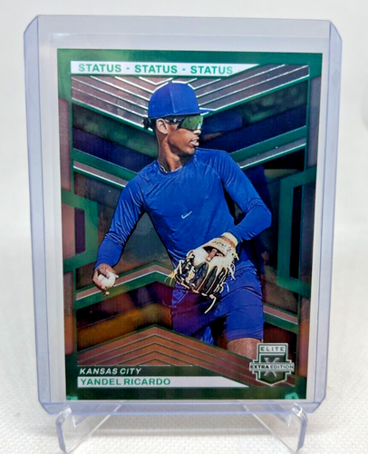 2023 Panini Elite Extra Edition Status YANDEL RICARDO RC Green 108/499 ...