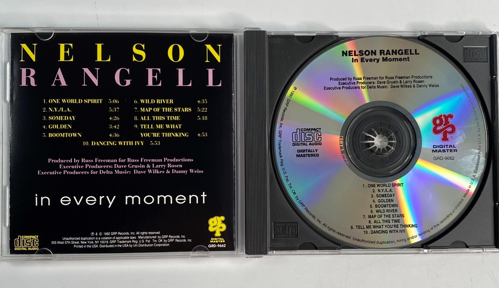 Nelson Rangell In Every Moment CD (1992 GRP GRD 9662) EX Cond | eBay