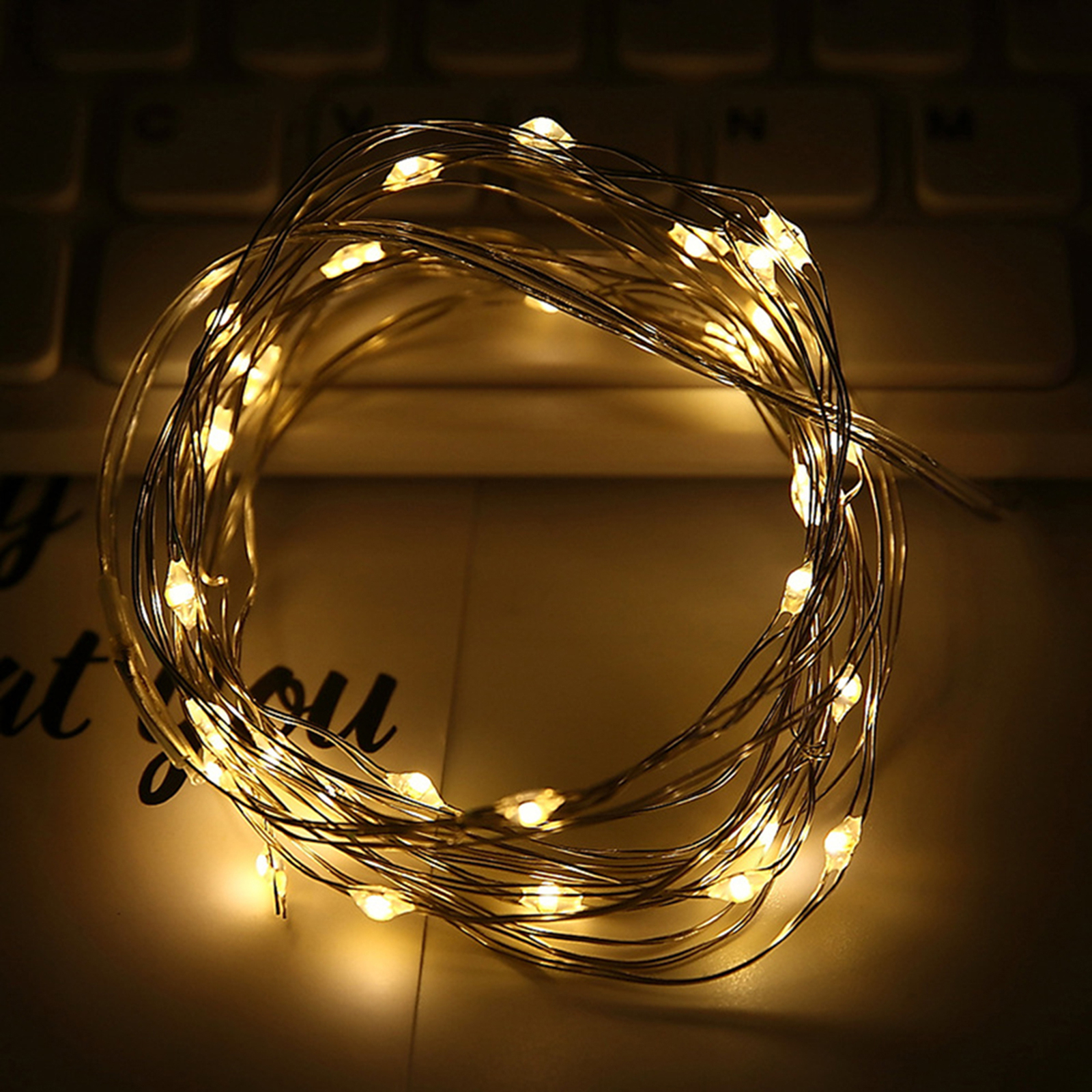 2/5/10m Light String Beautiful Bendable Flexible Led String Light ...