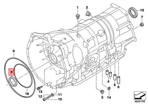 Genuine BMW ROLLS-ROYCE Alpina X1 X3 X5 X6 M Z4 Shaft Seal 45x58x7 ...