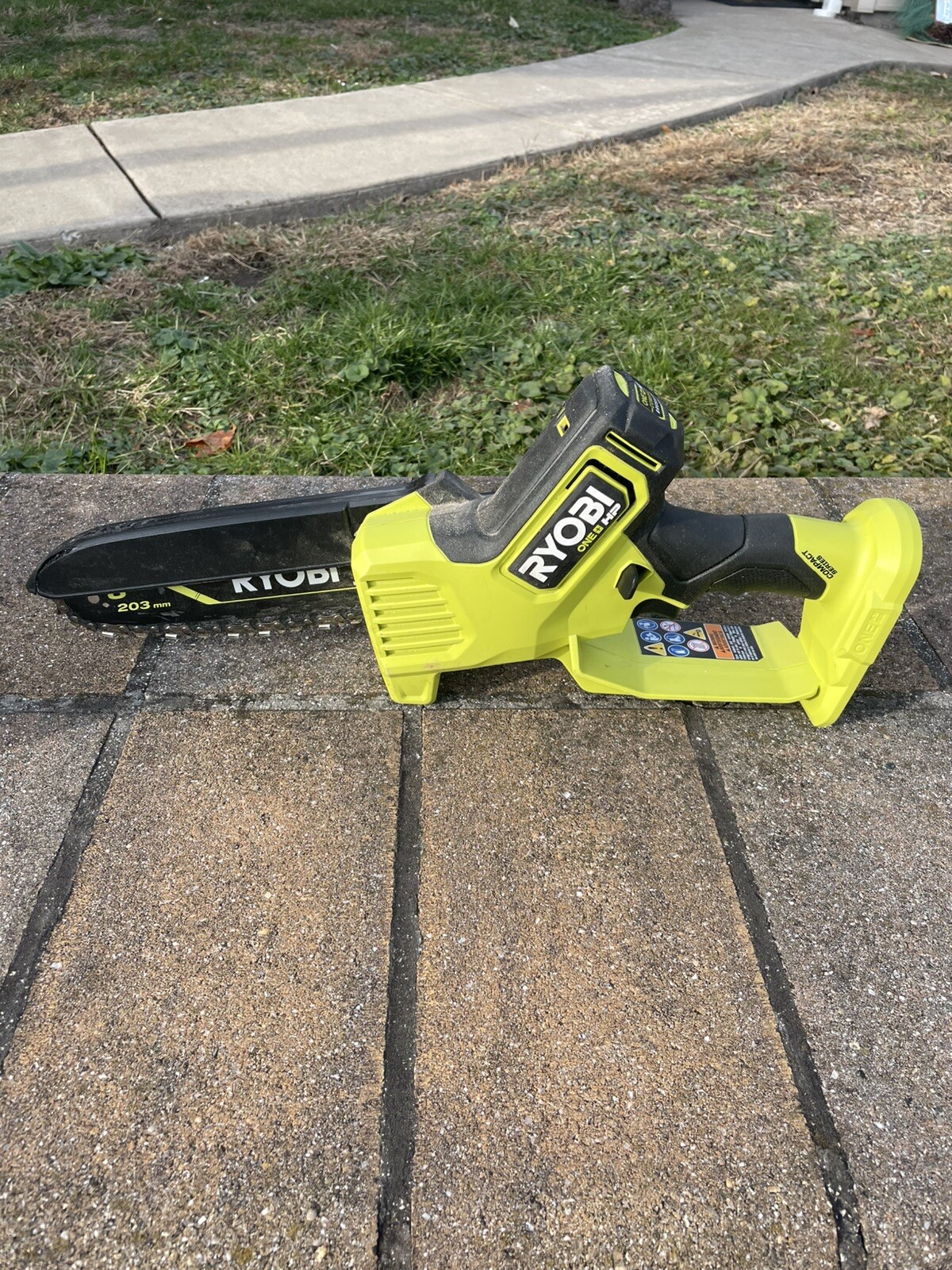 RYOBI 18V Brushless 8 in. Compact Pruning Chainsaw Tool Only PSBCW01 | eBay