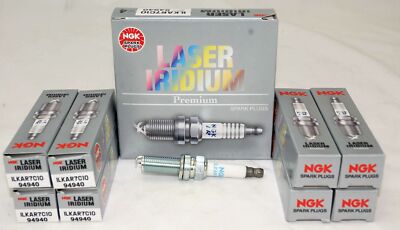 8 pack NGK 94940 Laser Iridium Spark Plug ILKAR7C10 For Range Rover ...