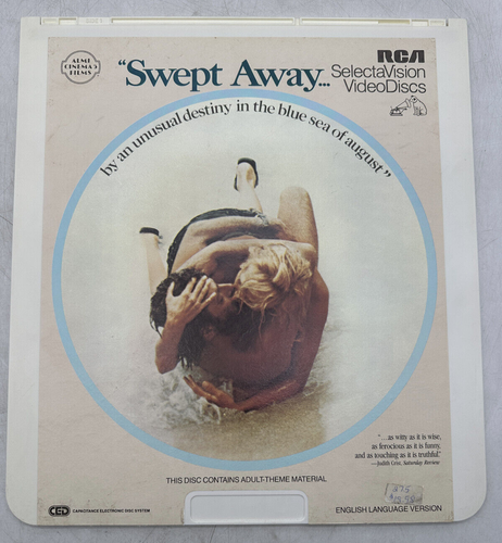 Swept Away (1975) RCA SelectaVision VideoDisc CED Movie | eBay