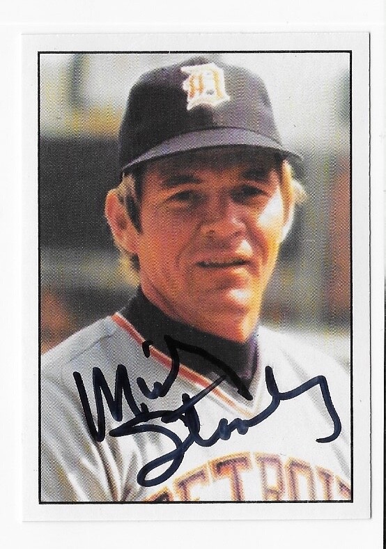 MICKEY STANLEY AUTOGRAPH SIGNED 1975 1976 SSPC #372 BASEBALL CARD ...