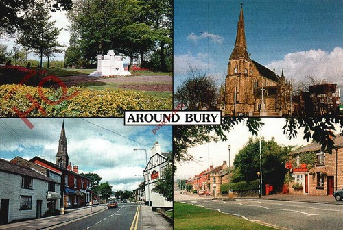 Picture Postcard:;Around Bury (Multiview) [Heritage] | eBay