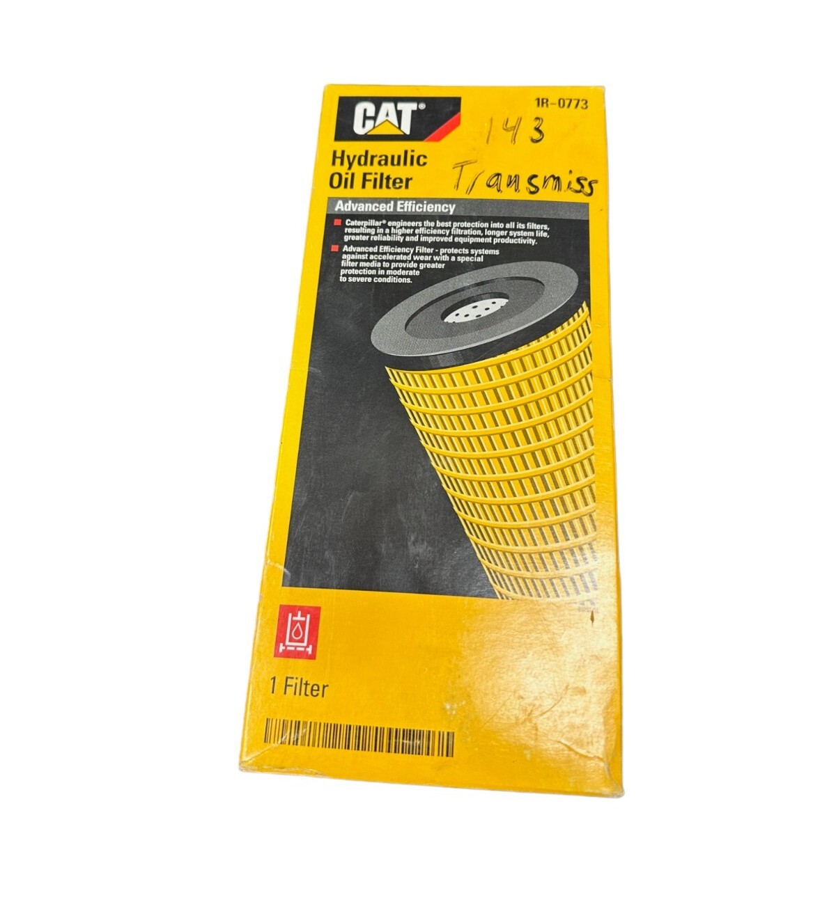 Caterpillar CAT Hydraulic Oil Filter 1R0773 WIX 51163 Hf35010 Pt9555 ...