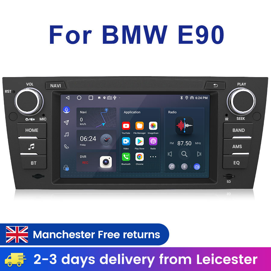 For BMW 3 Series E90 E91 E92 E93 2005-2012 7"Car Stereo Android12 GPS Radio DAB+ | eBay
