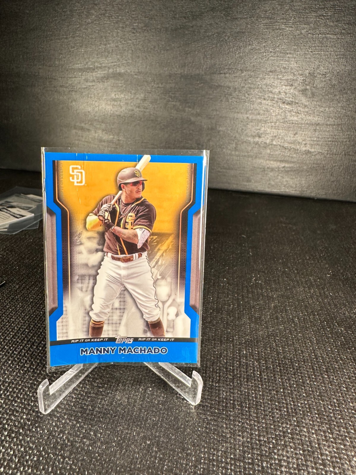 2021 Topps Rip Baseball Card Blue Manny Machado /10 RIPPED SP | eBay